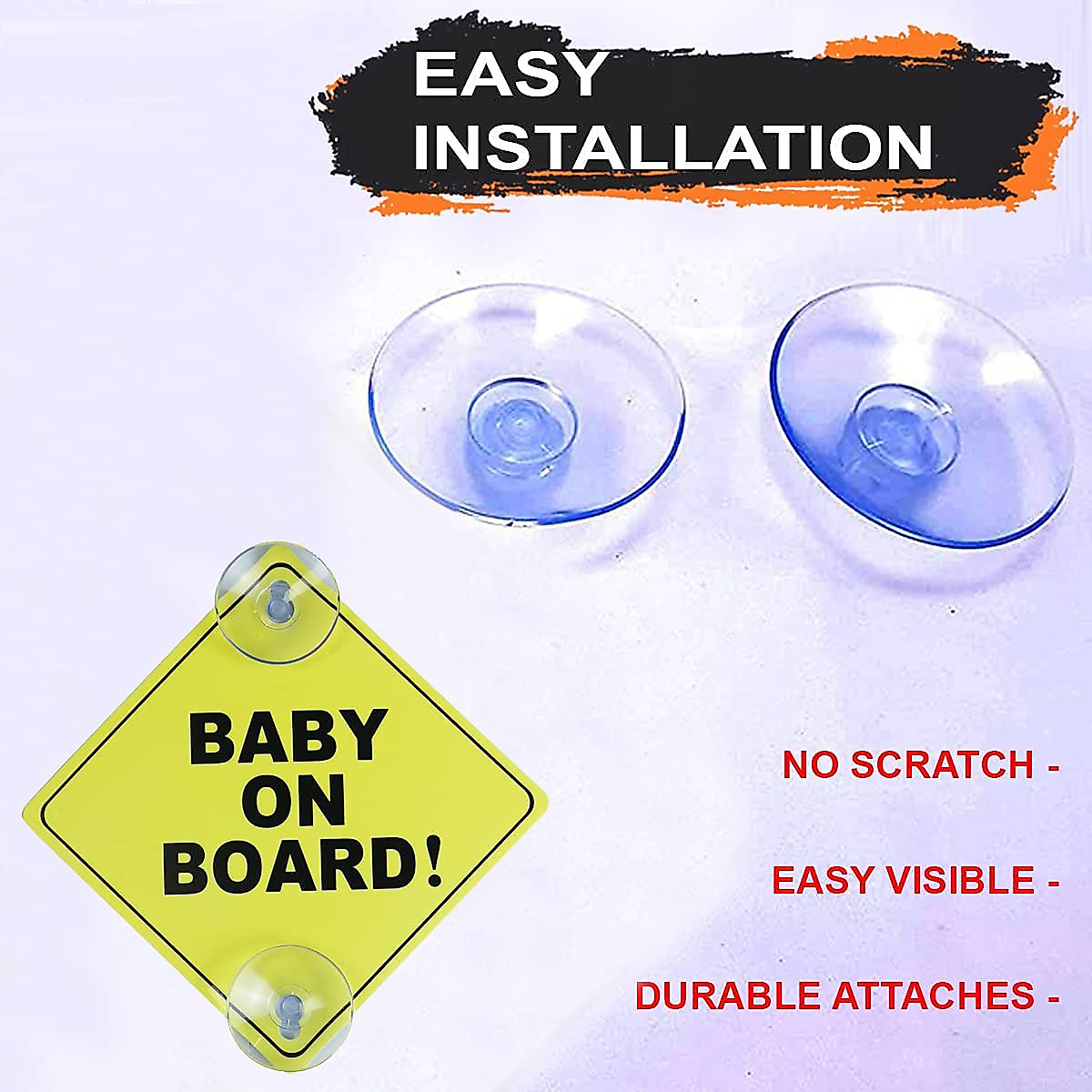 3pcs baby on board sticker for cars, baby on board sign for car, baby on board decals for car windows, baby on board sign, nude stickers