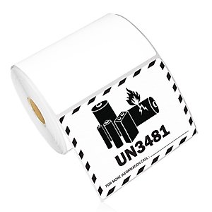OfficeSmartLabels – 4" x 3" Direct Thermal Labels - Compatible with Zebra & Rollo Desktop Printers and More – 1” Core, Permanent Adhesive & Perforated [11 Rolls, 5500 Labels]