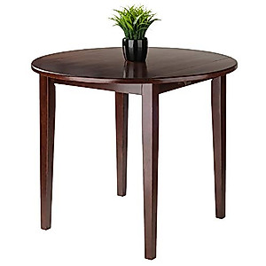 Winsome Wood Clayton Dining Walnut, 35.98x35.98x29.13
