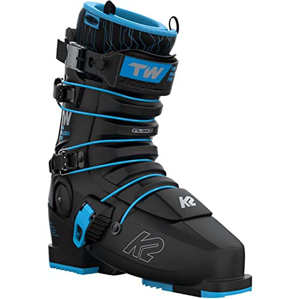 K2 Revolver TW Mens Ski Boots Black/Blue 10.5 (28.5)