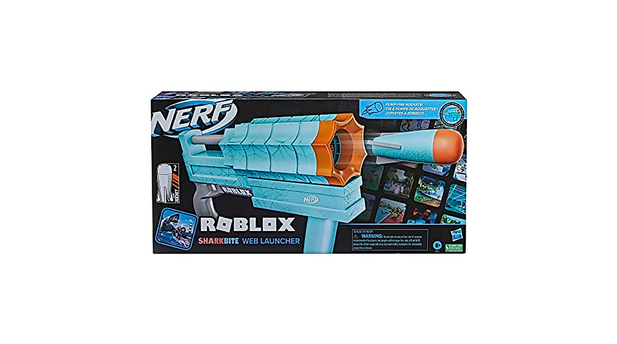 NERF Roblox SharkBite Blaster - Exclusive Virtual Item