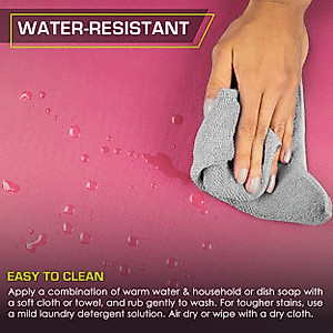 ProsourceFit Tri-Fold Folding Exercise Mat - Pink