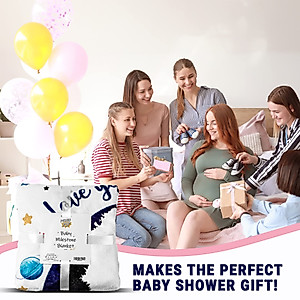 Baby Monthly Milestone Blanket Boy - 60"x40" Gift for Boys with Photo Props for Pictures - Gender Neutral First Year Growth Months Chart - Extra Soft Premium Blanket