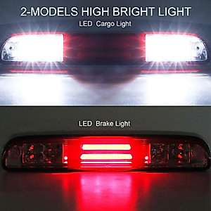 (Red) LED 3rd Brake Light for 99-16 Ford F250 F350 Explorer Ranger & Mazda B2300 B3000 B4000 Third Brake Light Cargo Lamp High Mount Light Stop light