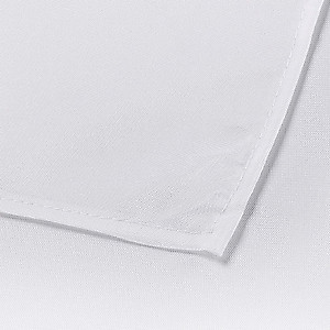 Ascoza 2pack 60x102 Inch White Rectangular Tablecloth 6 Feet Table Cloth in Polyester Fabric for Wedding/Banquet/Restaurant/Parties