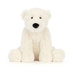 Jellycat Perry Polar Bear Stuffed Animal, Medium 10 inches | Teddy Bear Plush Toy | Classic Children's Gift