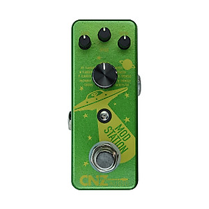 CNZ Audio Mod Station 11 Selectable Digital Modulation Guitar Effects Pedal, True Bypass