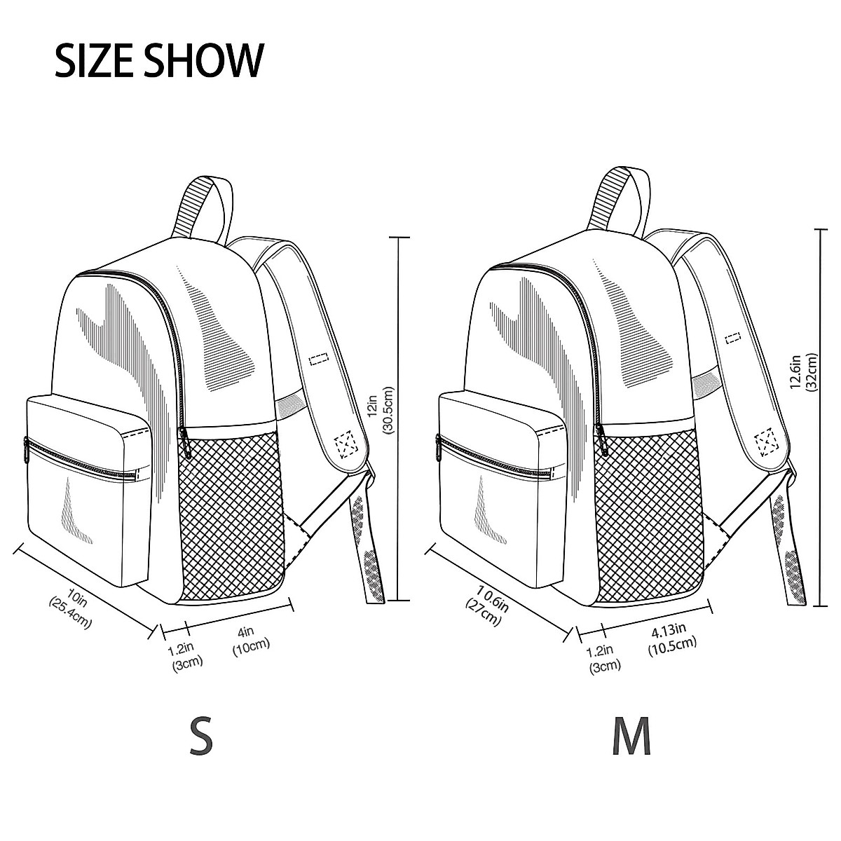 Fisyme Toddler Backpack Forest Mushrooms School Bag Kids Backpacks for Kindergarten Preschool Nursery Girls Boys, M