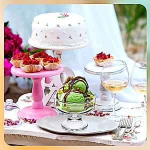 12 Pcs Glass Ice Cream Bowls Set 9 oz Mini Dessert Bowls Small Clear Ice Cream Cups Parfait Sundae Trifle Bowl Footed Glass Dessert Cups Serving Dishes for Nuts Fruit Pudding Snack Cereal Party Favors