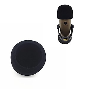 Pop Filter For Blue Yeti Nano Deadcat Wind Muff for Blue Yeti Nano Microphone Foam Cover Windscreen For Blue Yeti Nano Mic (Black)
