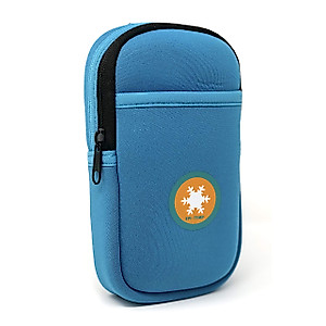 EPI-TEMP Epipen Insulated Case for Kids, Adults – Smart Carrying Pouch, Storage Bag, Powered by PureTemp Phase Change Material to Keep Epinephrine in Safe Temperature Range (Teal)