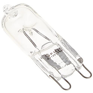 Satco S4617 75 Watt 1250 Lumens T4 Halogen G9 Double Loop Base 120 Volt Clear Light Bulb, Dimmable
