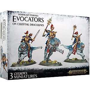 Games Workshop - Age of Sigmar: Stormcast Eternals Evocators On Celestial Dracolines