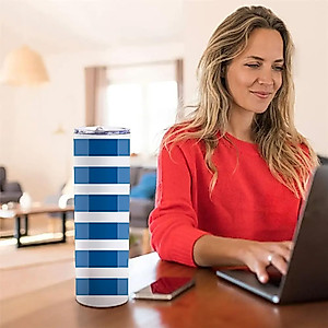 ATHAND Back and Body Hurts Mug Funny Parody Exercise Skinny Tumblers Cup Coffee Mug with Lid 20oz Funny Iced Coffee Travel Mug Gifts for Women Men Friends (Pack of 1)