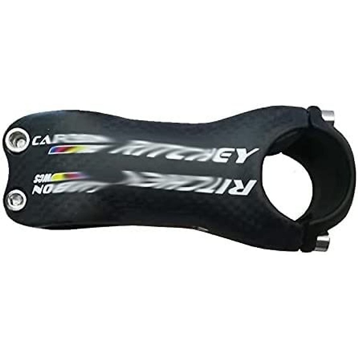 ZECHAO 31.8mm Carbon Fibre Stem,6 Degree Road/MTB 3K Carbon Fiber Stems Bike Parts 70/80/90/100/110mm Bike Stem Bike Stem (Color : Black, Size : 120mm)