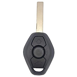 New Uncut Keyless Entry Remote Control Car Key Replacement Fit for BMW LX8 FZV Z4 X 3 X5 E46 Series 3 5 6 7 Z3 EWS 315MHZ / 433MHZ