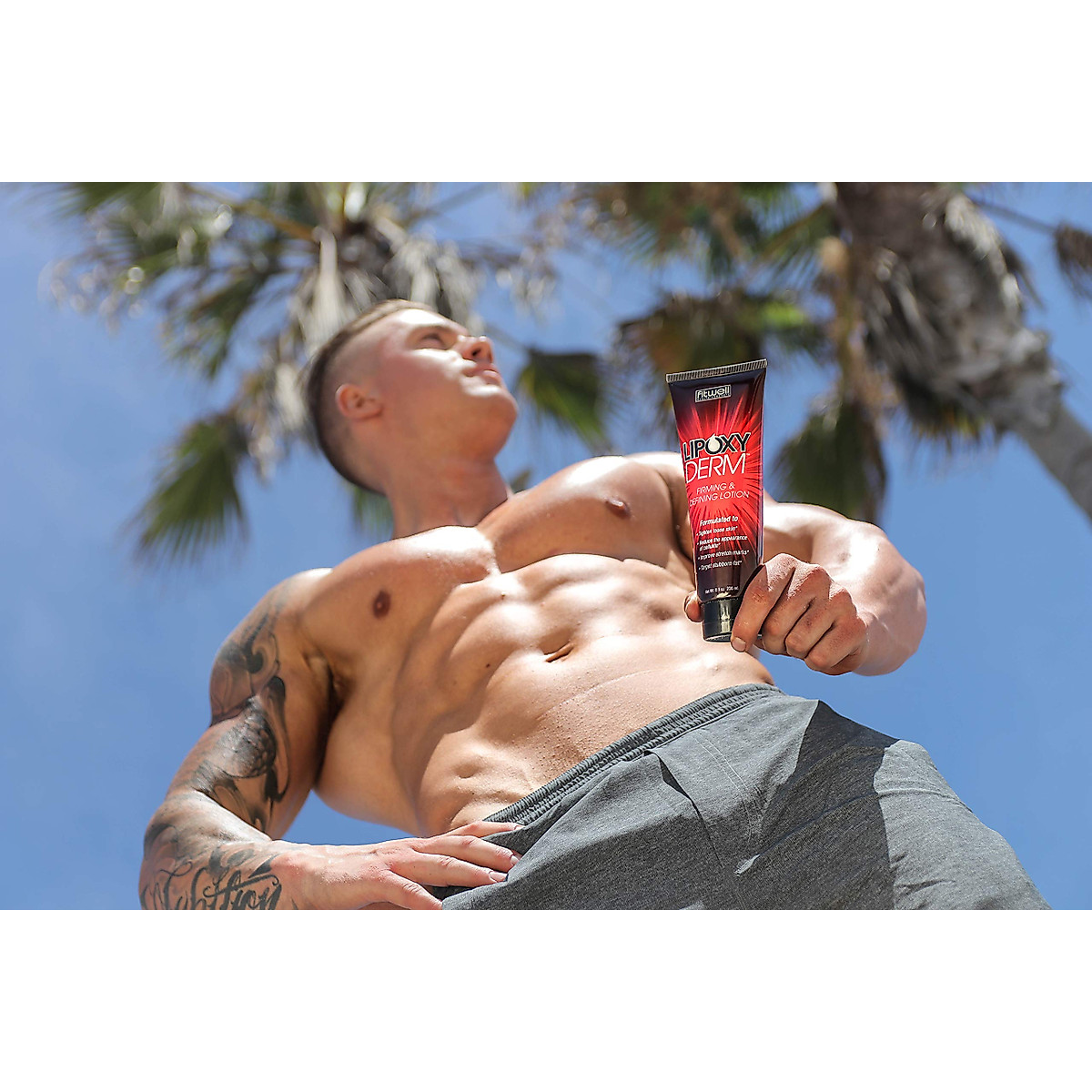 Advanced Firming and Defining Lotion by Lipoxyderm - Helps Tighten Loose Skin - Reduce Appearance of Cellulite & Stretch Marks – Fragrance Free - Non-Greasy - Non Tingle or Burn - 8 fl oz