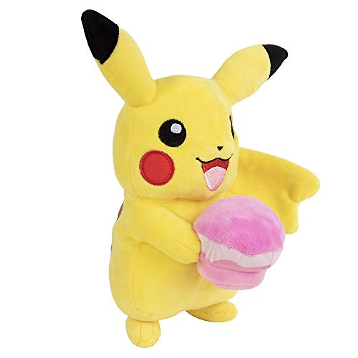 Pokémon 8" Pikachu with Cupcake Plush - Officially Licensed - Quality & Soft Birthday Celebration Stuffed Animal Toy - Add to Your Collection! Great Gift for Kids, Boys, Girls & Fans of Pokemon