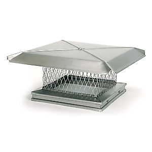 Homesaver Pro Stainless Steel Chimney Cap by Copperfield Chimney Supply 8 Inch x 13 Inch