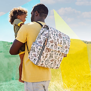 Petunia Pickle Bottom Boxy Backpack | Diaper Bag | Diaper Bag Backpack for Parents | Top-Selling Stylish Baby Bag | Spacious Backpack for On The Go Moms | Disney & Pixar Playday