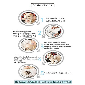 DALLYOUGU Single Use Waterless Pet Wipes Hypoallergenic for Bathing Paws and Butt,NO-Rinse Formula - No Shampoo Or Rinsing Required Cat Wipes,Use Dog Paw Wipes, Ears, Body and Eye