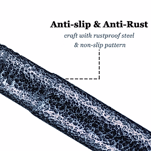 Mop Handle Commercial Heavy Duty - 60 inch Metal Commercial Mop Stick,Side Gate Mop Head Replacement Holder for Floor Cleaning,Clamp Mop Handle Quick Change for Wet Mop