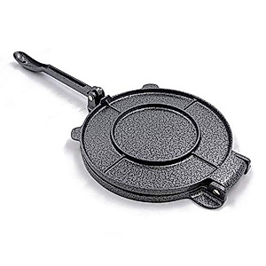 XKH- Cooking Tortilla Press 8" Wide 10" Aluminum Handle Maquina Para Hacer Tortillas Gray Color [P/N: ET-COOK005-20-Gray]