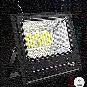 N / B Solar Lights Outdoor, 98 Large Lamp Beads, Intelligent Lighting Control, Energy Saving and Waterproof, with Remote Control, for Home, Garden, Yard, Patio