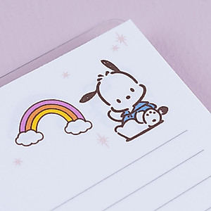 Erin Condren 7" x 9" Spiral Bound College Ruled Notebook - Hello Kitty & Friends Special Edition, 160 Lined Pages, 80 Lb Thick Mohawk Paper, Stickers Included