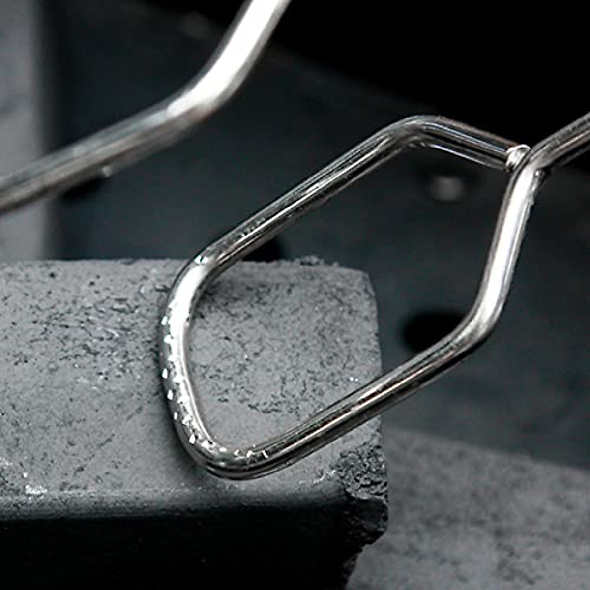 FRCOLOR 2pcs Firewood Tongs Fireplace Log Tong Log Outdoor Barbecue Long Log Tweezer Wrought Iron Log Claw Large Grabber for Wood Stove Outdoor Campfire Black