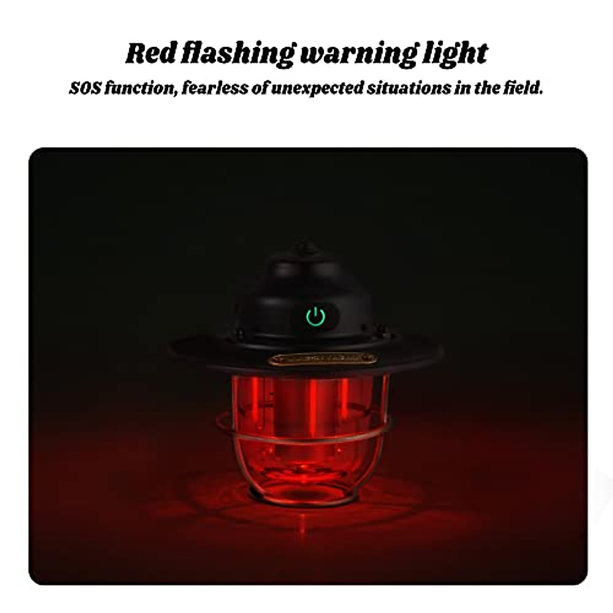 ALSODI Outdoor Camping Light, Extra-Long Endurance Lanyard Camping Light, Adjustable Brightness Tent Atmosphere Retro Hook Lantern