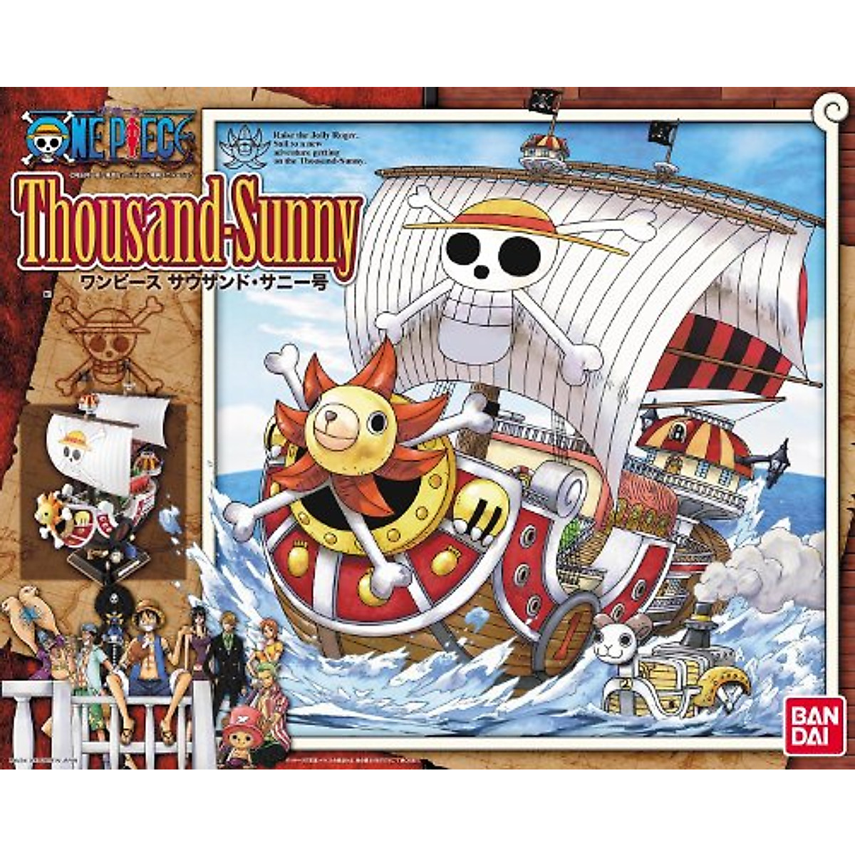 Bandai Hobby Thousand Sunny Model Ship Action Figure