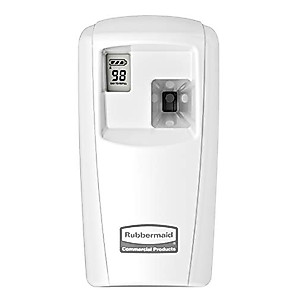 Rubbermaid Commercial Products - 1793532 Microburst Automated Odor-Controlling Aerosol Air Care System, MB3000 Dispenser, White