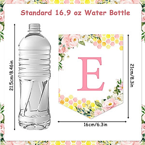 Sweet As Can Bee Banner Pink Bee Baby Shower Decorations for Girl Pre-Strung Honey Bee Banner for Bumble Bee Baby Shower Bridal Shower Sweet As Can Bee Birthday Party Decorations