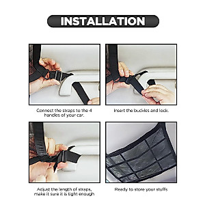 Car Ceiling Cargo Net Pocket