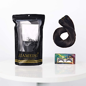 Clip In Extensions Human Hair,Double Weft Remy Hair 70g 7pcs Silky Straight 12 Inches #1B Natural Black Clip in Hair Extensions