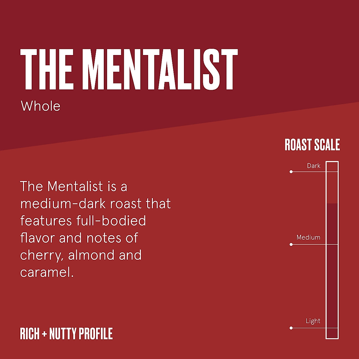 The Mentalist Whole Bean Coffee, Medium Dark Roast, 12 Oz, Bulletproof Keto Friendly 100% Arabica Coffee, Certified Clean Coffee, Rainforest Alliance, Sourced from Guatemala, Colombia & El Salvador