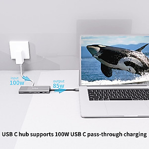 Eaibeiy USB C HUB, 11in1 USB C Docking Station