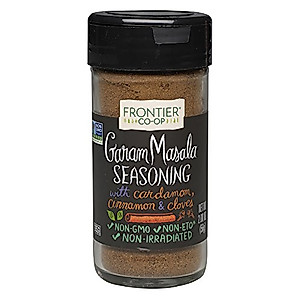 Frontier Co-op Garam Masala, 2-Ounce Jar, With Cardamom, Cinnamon & Cloves, Kosher, Non GMO, Non ETO