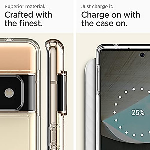 Spigen Ultra Hybrid [Anti-Yellowing Technology] Designed for Google Pixel 6 Pro Case (2021) - Crystal Clear