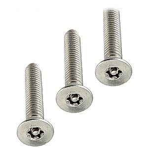 Stainless Steel Torx Security Flat Head Machine Screw Kit Hardware 8-32 x 1/2" Pack of 100 Fastener Set LS11265F