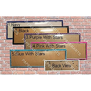 Lilo and Stitch - Personalized Birthday Name Poster with Custom Name On it, Border Mat and Frame Options