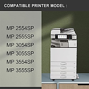 DRAWN Compatible 841993 Toner Cartridge Replacement for Ricoh MP 2554SP 2555SP 3054SP 3055SP 3554SP 3555SP Printer MP 3554 Toner Cartridge(1 Pack, Black)
