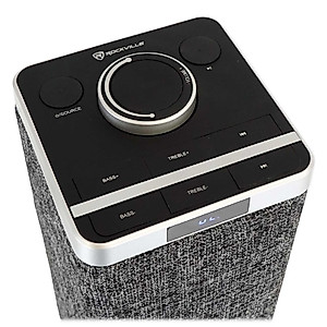 Rockville (1 ONE-Tower All-in-One Tower Bluetooth Speaker System+HDMI/Optical/RCA Bundle with (1) Mini WiFi Music Player Wireless Audio Streaming Multiroom Stereo Receiver (2 Items)