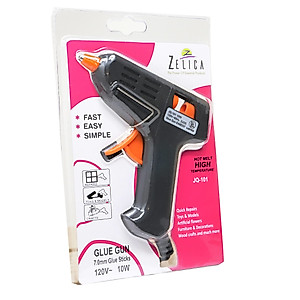 Hot Melt Mini Glue Gun (4 pack) for Arts & Crafts, (including 2 glue sicks each) Schools & Repairs, small glue gun for kids art DIY projects