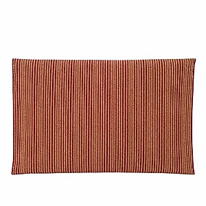 Striped Cork Envelope Casual Clutch, Red