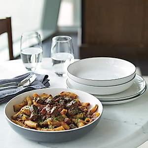 Royal Doulton Exclusively for Gordon Ramsay Bread Street White Pasta Bowl, 24 oz