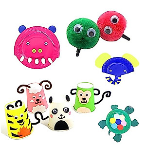 Vivixin Googly Eyes Self Adhesive 300pcs, Black Plastic Wiggle Googly Eyes for Crafts, Wiggle Googly Eyes, Large Googly Eyes Sticker for DIY (12mm)