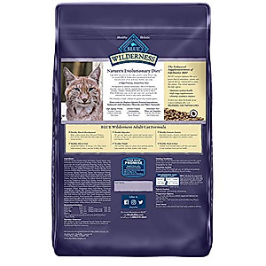 Blue Buffalo Wilderness High Protein, Natural Adult Dry Cat Food, Chicken 12-lb