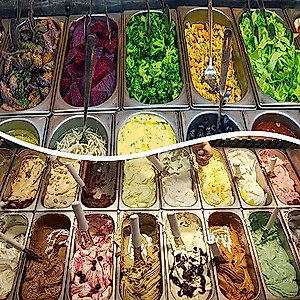 8 Packs Stainless Steel Hotel Pans 1/3 Size x 6" Deep Steam Table Pan with Lids Commercial Food Storage Containers Stackable Metal Steamer Pan Anti-Jam Hotel Pan Restaurant Warm Pans for Buffet Party